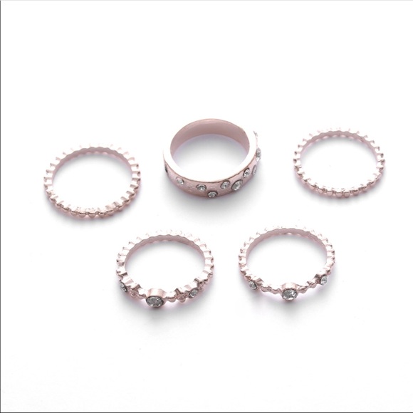 Jewelry | New Rose Gold Stackable Ring Set | Poshmark